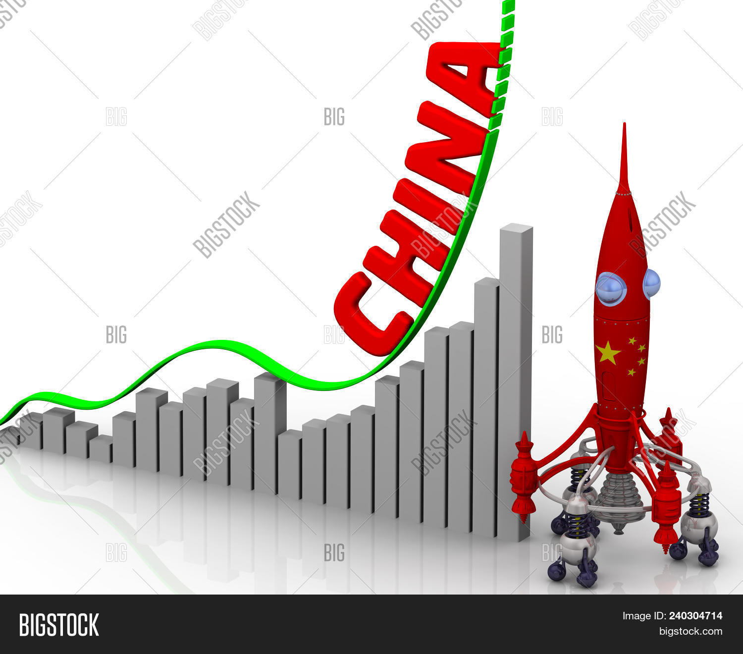 Graph China Success. Image & Photo (Free Trial) | Bigstock