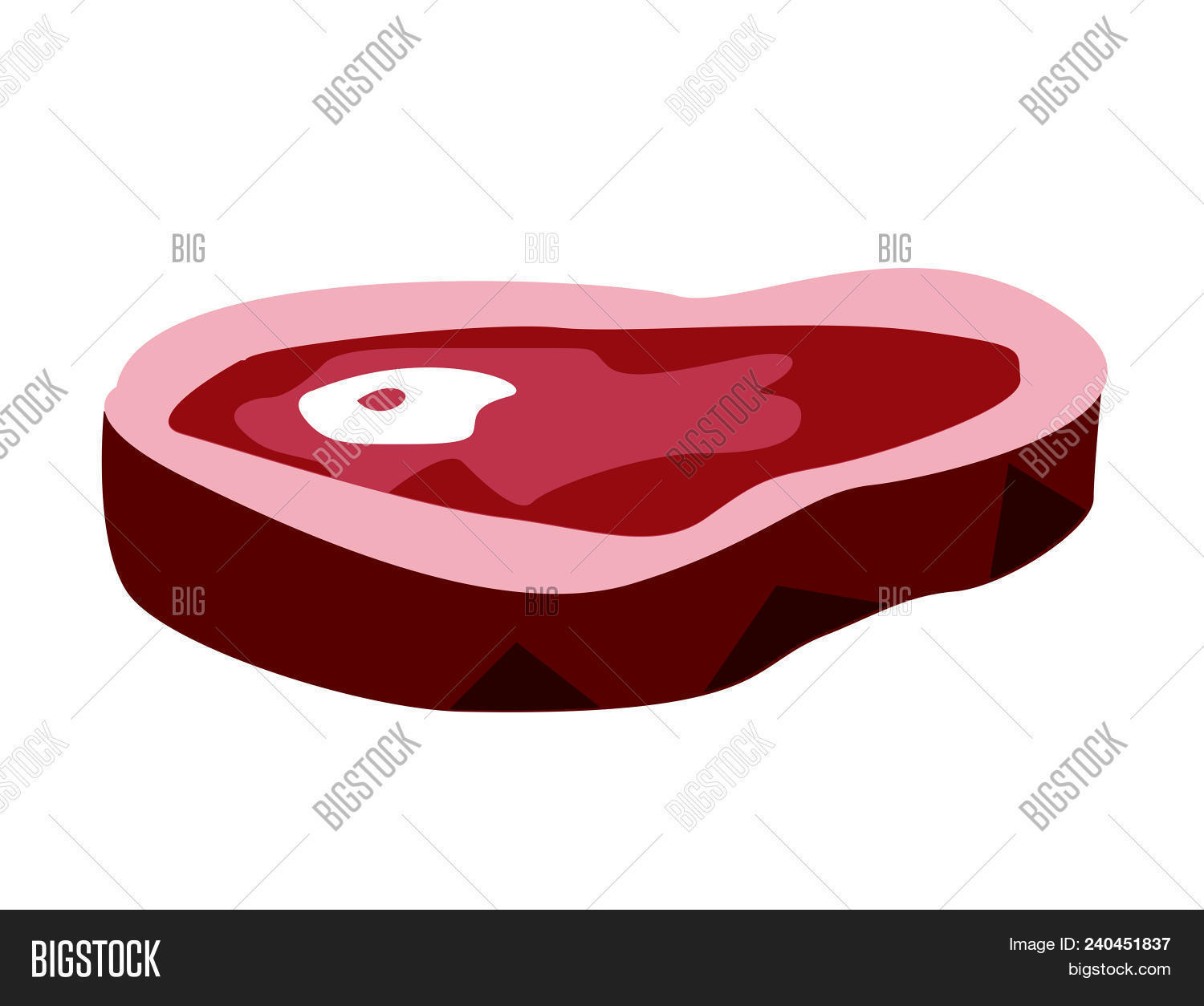 Cartoon Ham Vector Vector & Photo (Free Trial) | Bigstock
