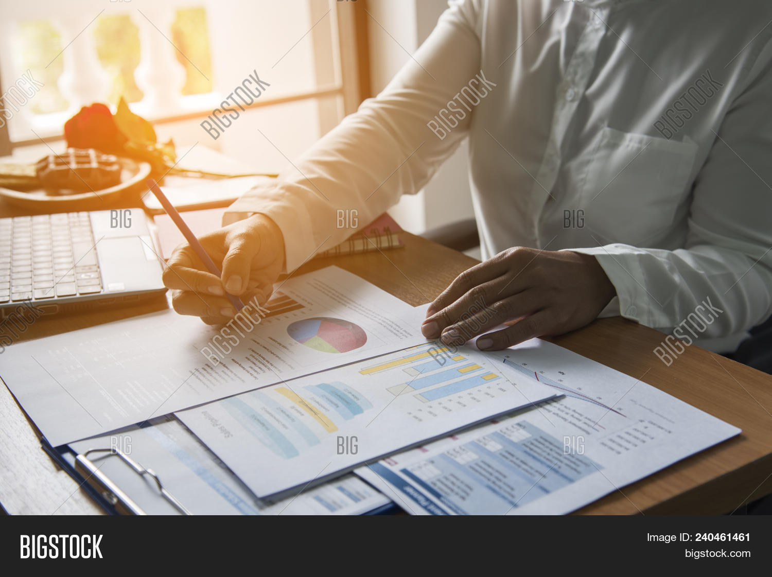 Top View Young Working Image & Photo (Free Trial) | Bigstock