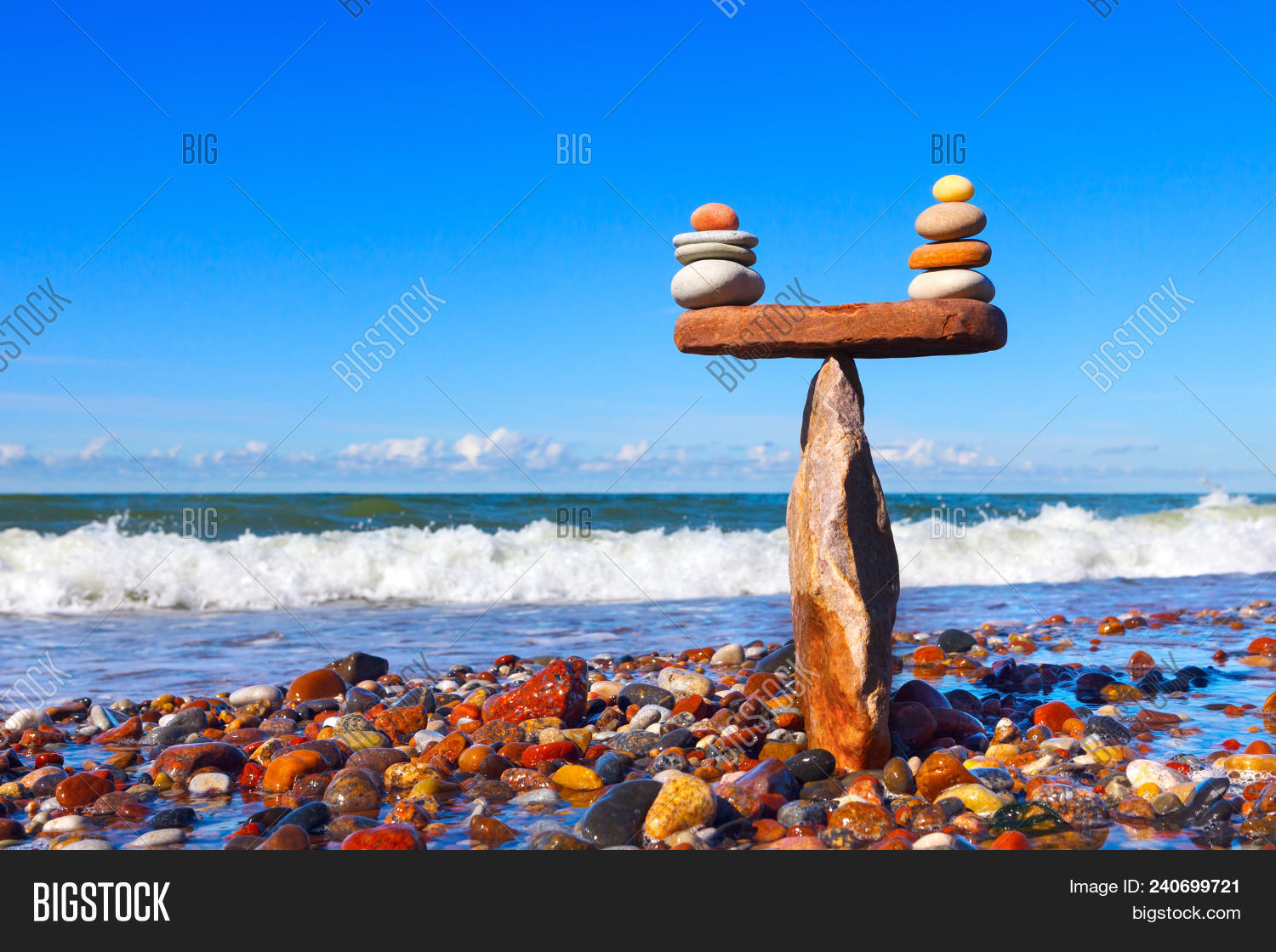Symbolic Scales Stones Image & Photo (Free Trial) | Bigstock