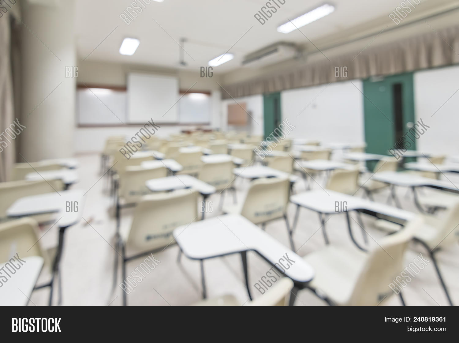 Blur Classroom Image & Photo (Free Trial) | Bigstock