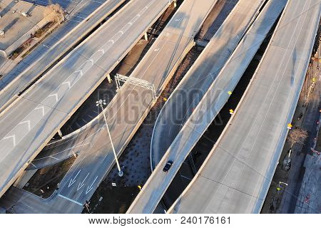 Aerial View Freeway. Image & Photo (Free Trial) | Bigstock