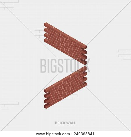 Isometric Red Brick Vector & Photo (Free Trial) | Bigstock