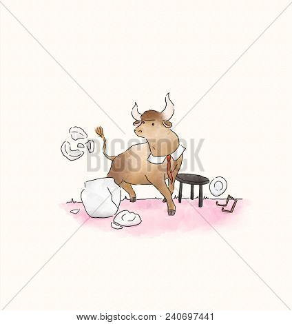 Bull Drawing Images, Illustrations & Vectors (Free) - Bigstock