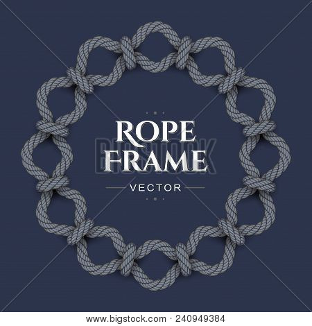 Round Realistic Rope Vector & Photo (Free Trial) | Bigstock