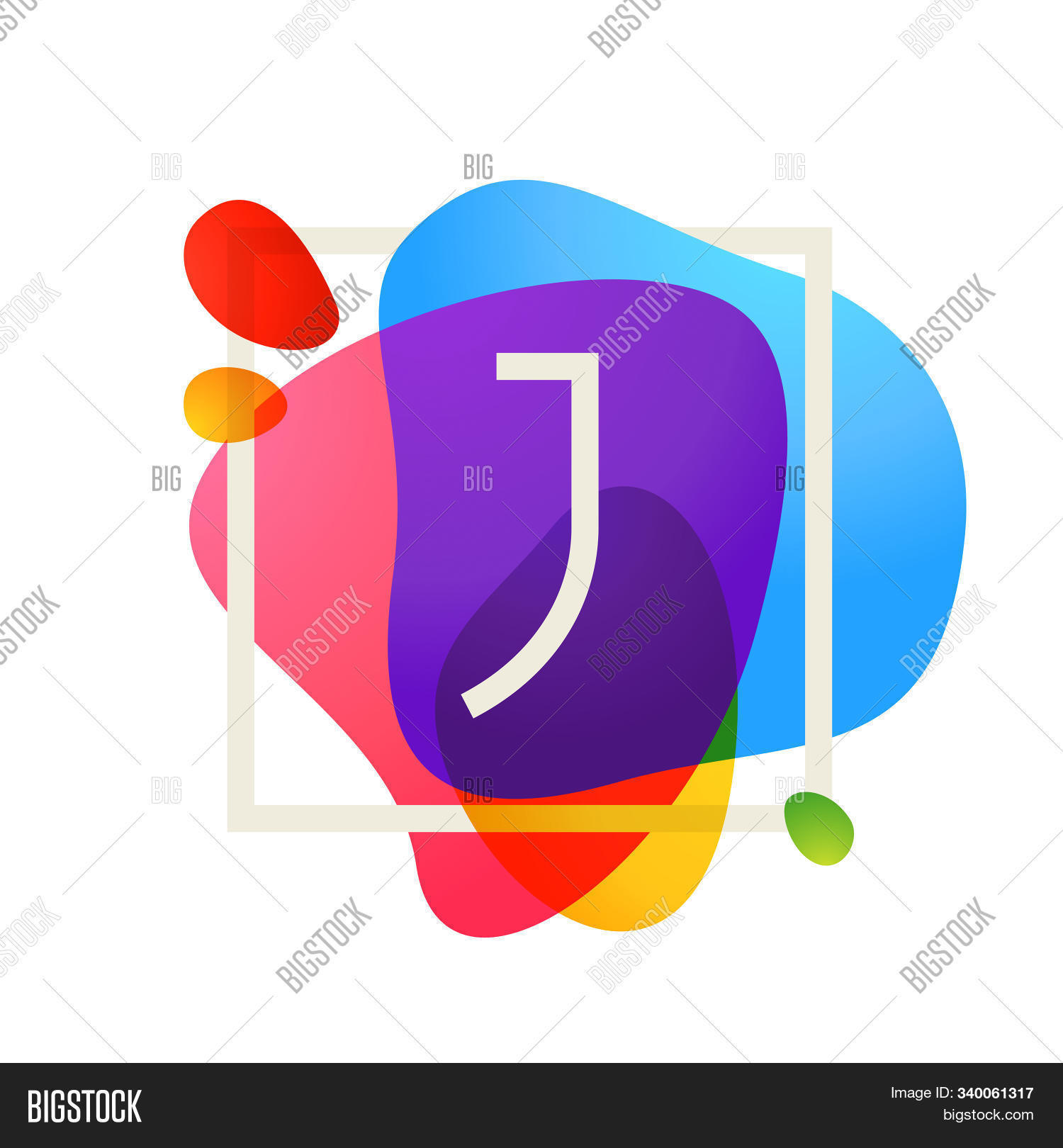 J Letter Logo Square Vector & Photo (Free Trial) | Bigstock