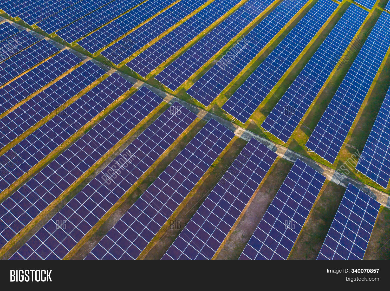 Aerial View Solar Image & Photo (Free Trial) | Bigstock