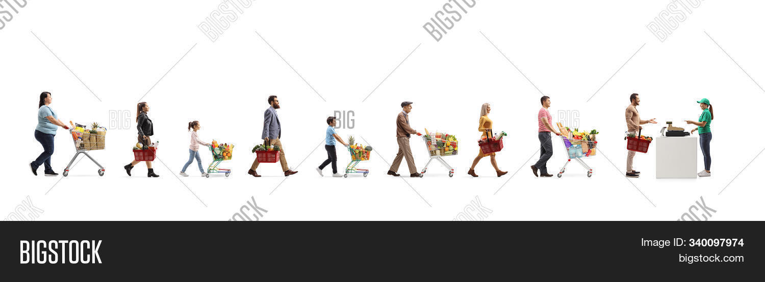 Long Queue People Image & Photo (Free Trial) | Bigstock