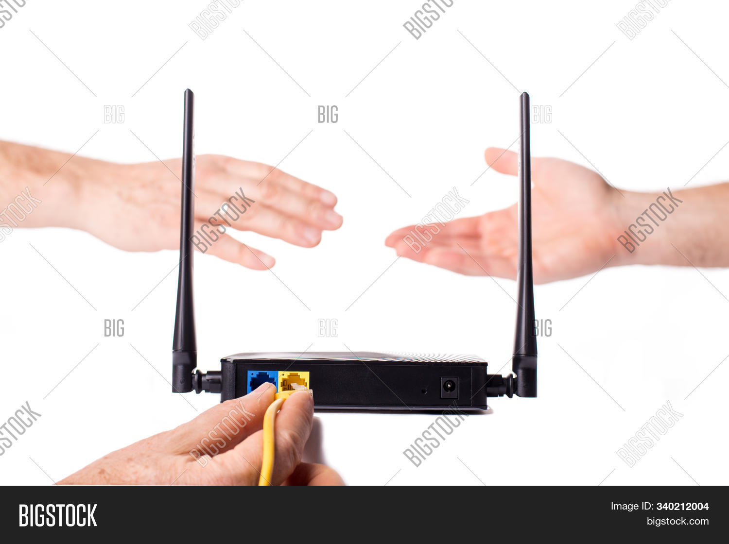 Hand Holding Internet Image & Photo (Free Trial) | Bigstock