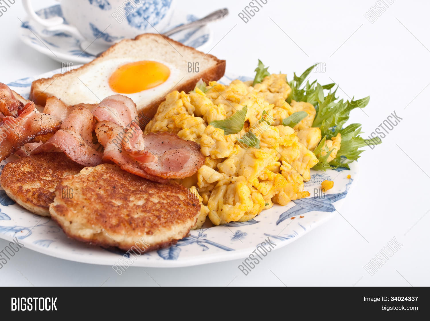 Coffee, Scrambled Eggs Image & Photo (Free Trial) | Bigstock