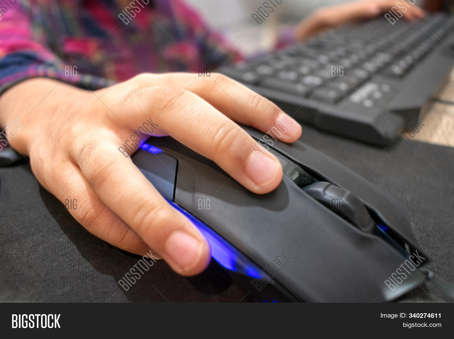 Boy's Hand On Mouse Image & Photo (Free Trial) | Bigstock
