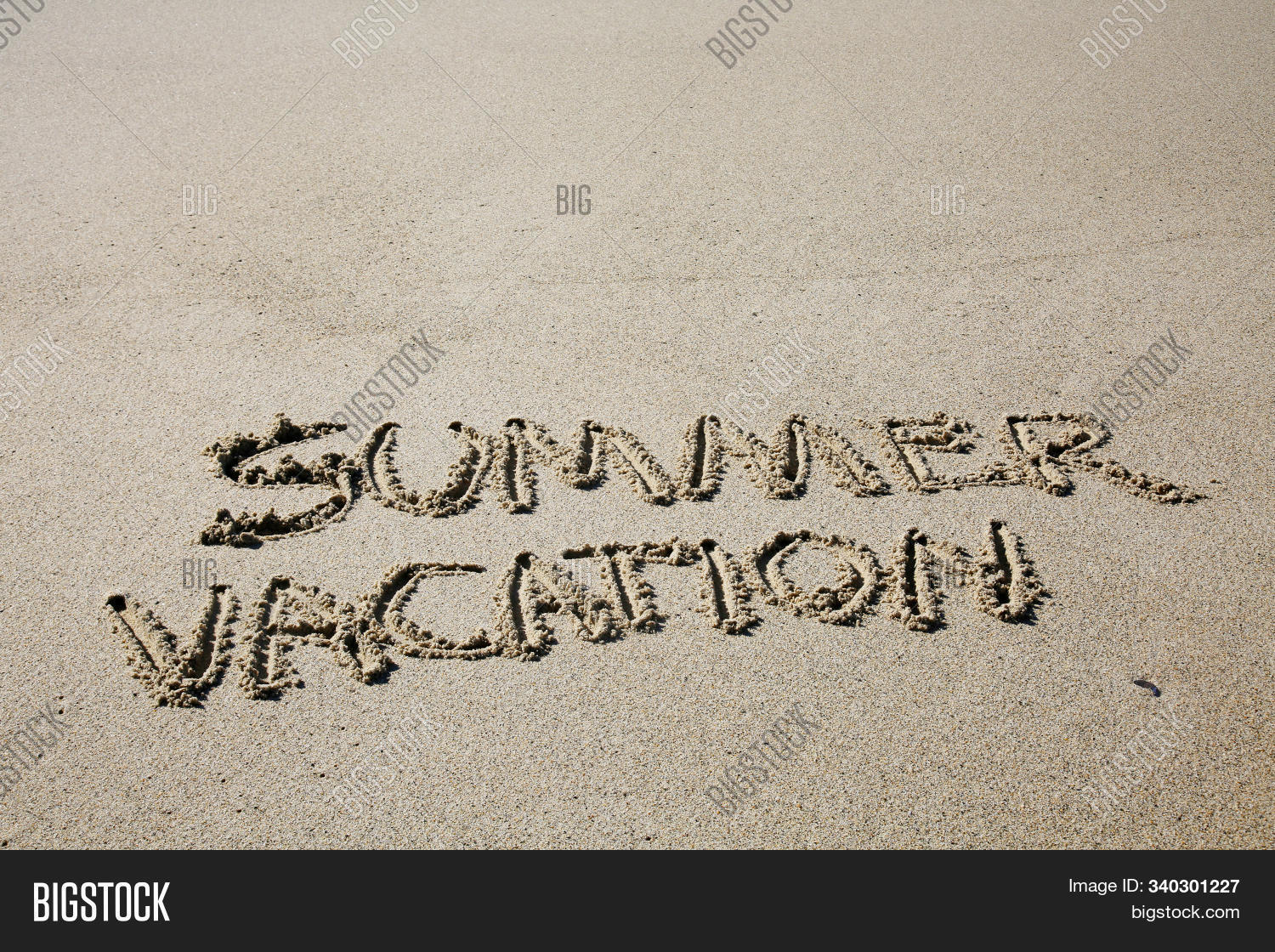 Summer Vacation. Word Image & Photo (Free Trial) | Bigstock