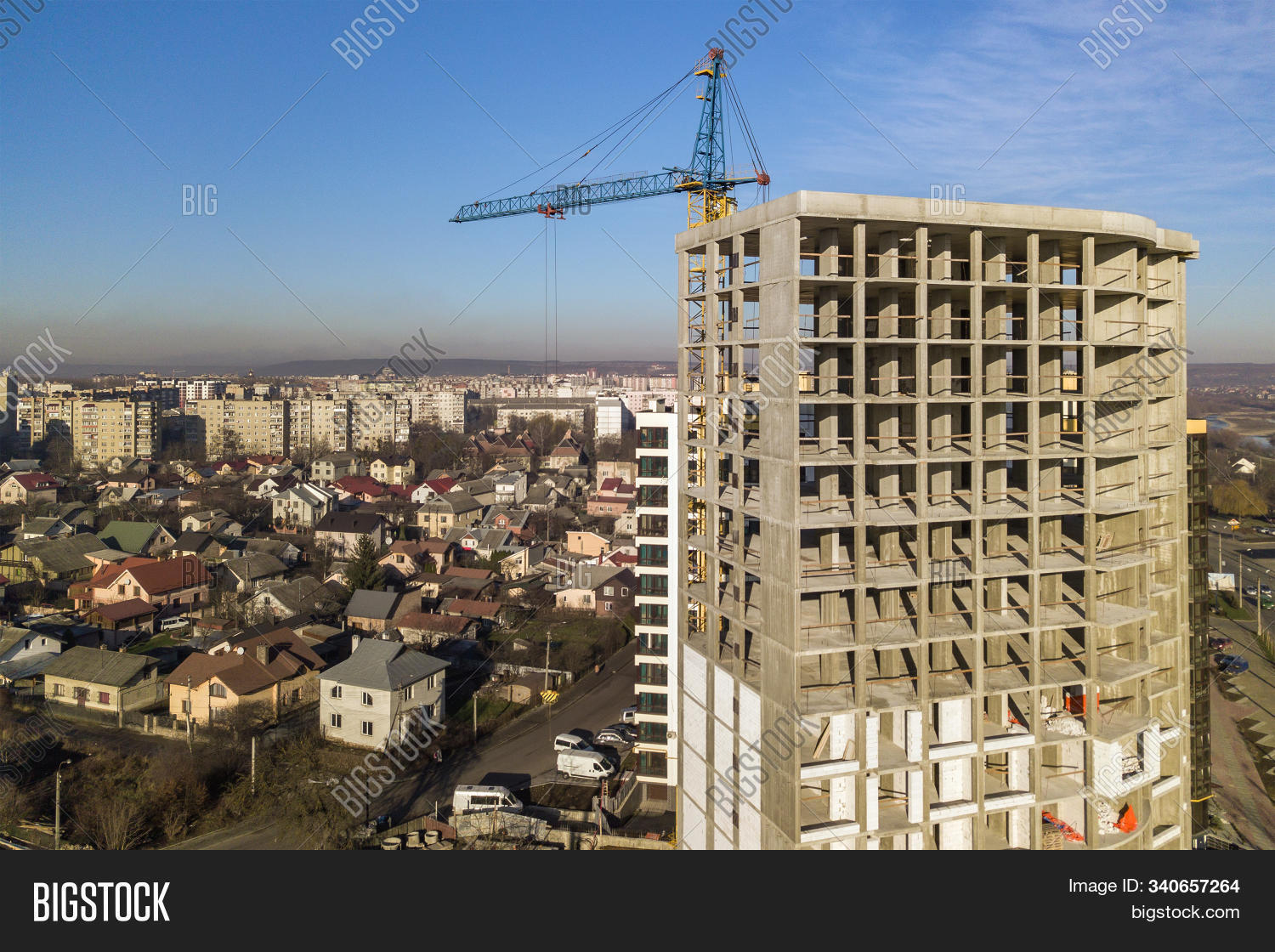 Aerial View Concrete Image & Photo (Free Trial) | Bigstock