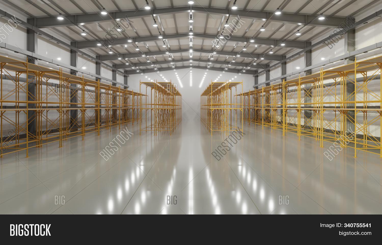 Empty Steel Shelves Image & Photo (Free Trial) | Bigstock