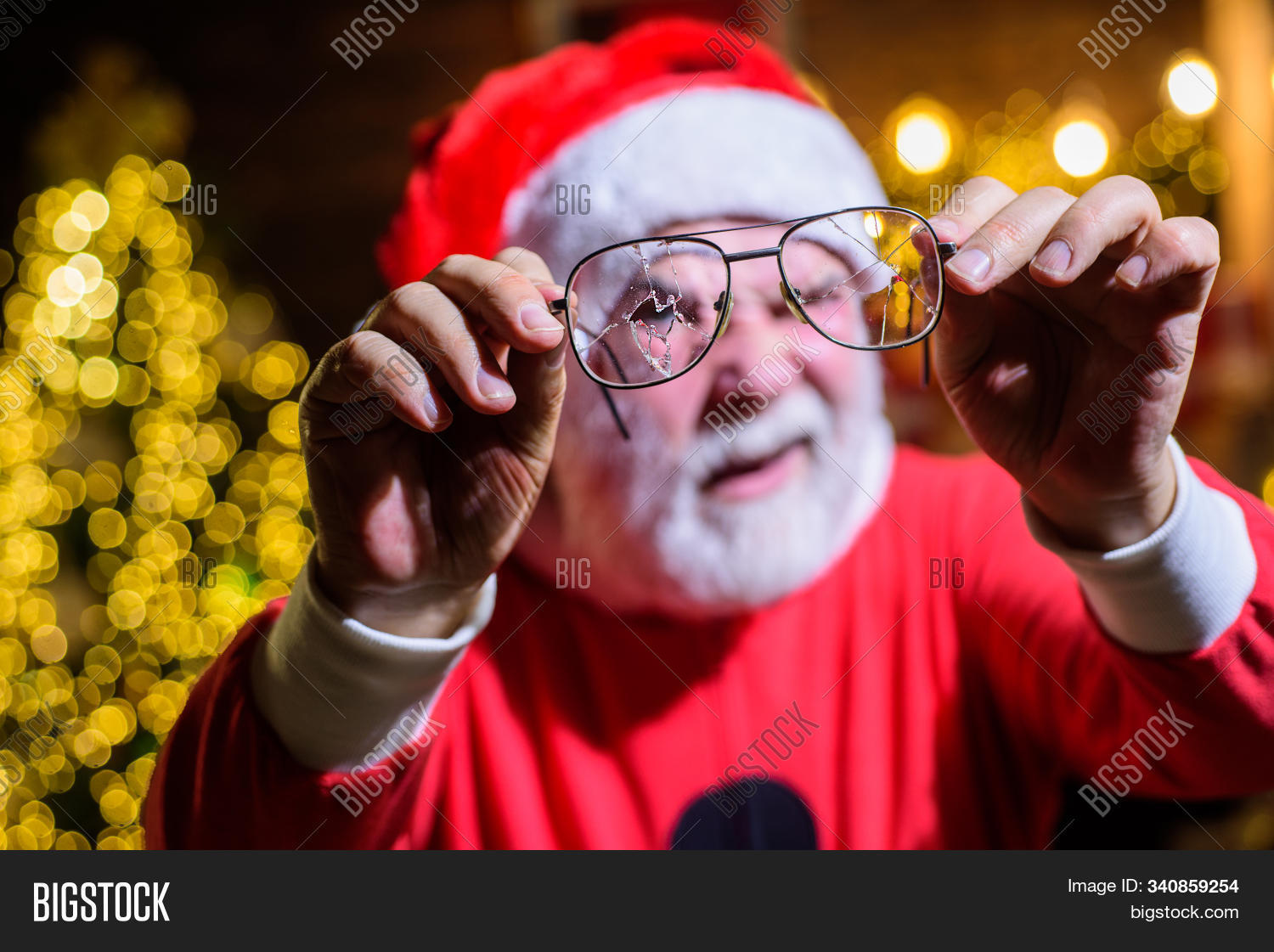 Santa Claus Holds Image & Photo (Free Trial) | Bigstock