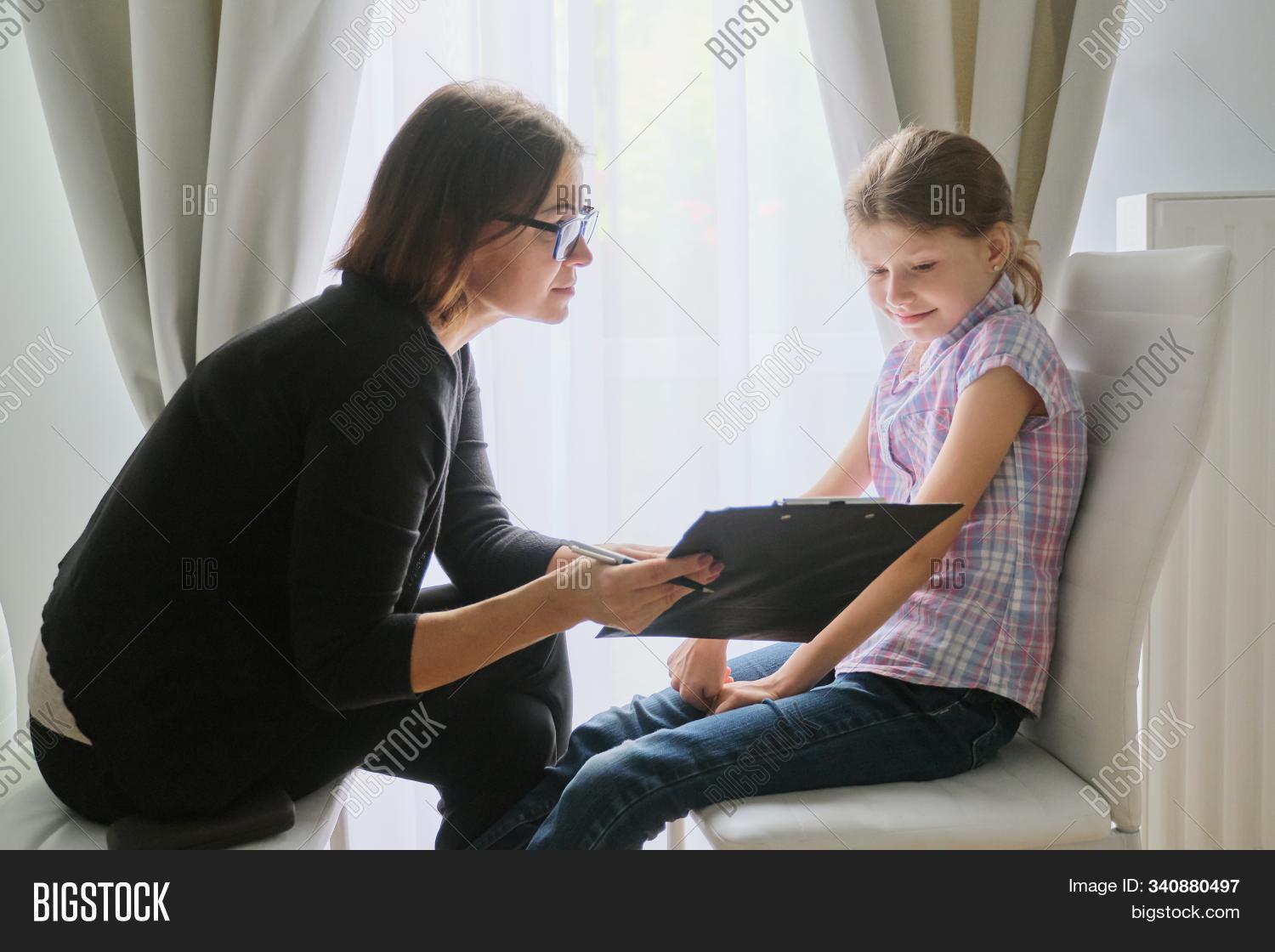 Meeting Child Girl Image & Photo (Free Trial) | Bigstock