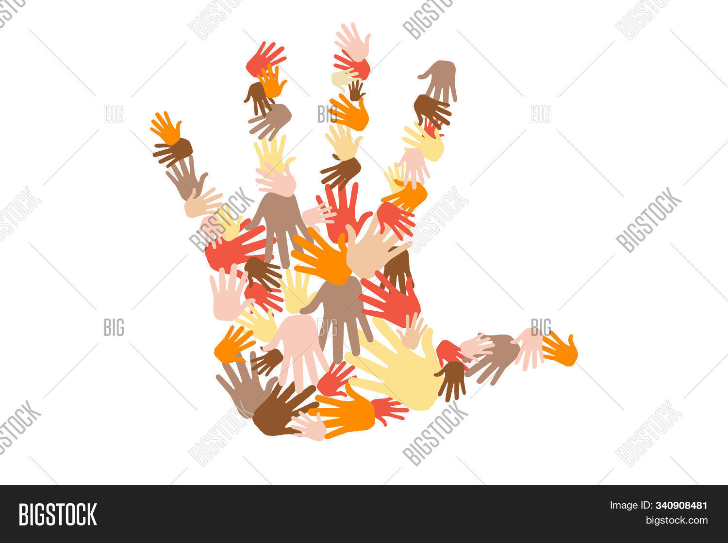 Group Colorful Hands Image & Photo (Free Trial) | Bigstock