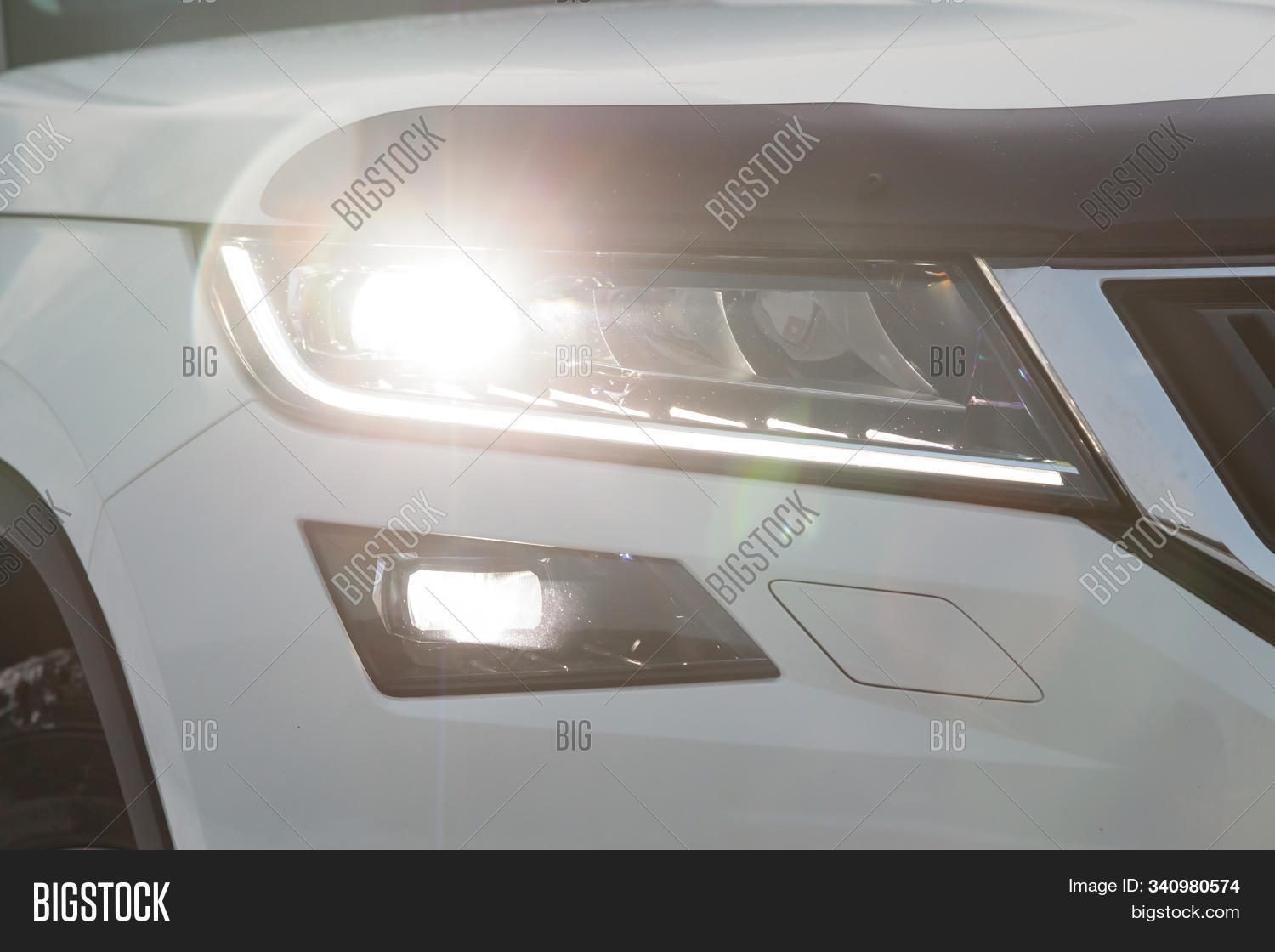 Front Headlamp View Image & Photo (Free Trial) | Bigstock