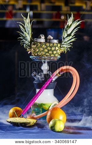 Hookah On Pineapple. Image & Photo (Free Trial) | Bigstock