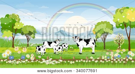 Valley Farmland Cartoon Images, Illustrations & Vectors (Free) - Bigstock