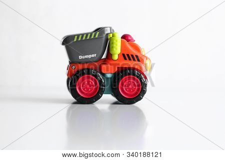 Plastic Dump Truck Toy Image & Photo (Free Trial) | Bigstock