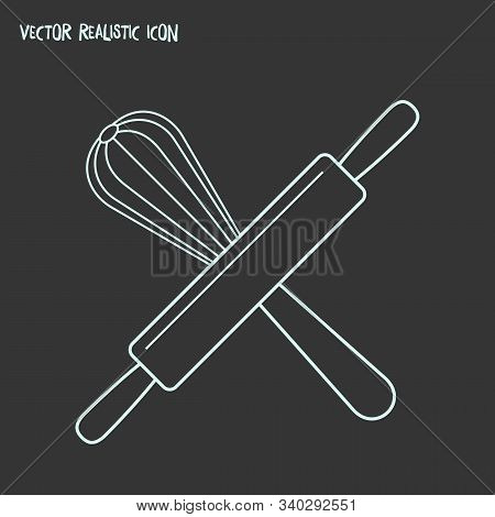 Bakery Tools Icon Vector & Photo (Free Trial) | Bigstock