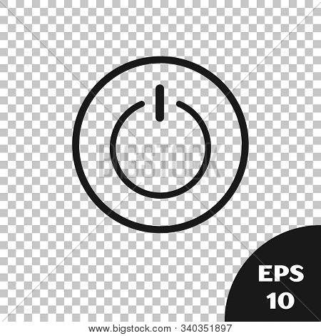 Black Power Button Vector & Photo (Free Trial) | Bigstock