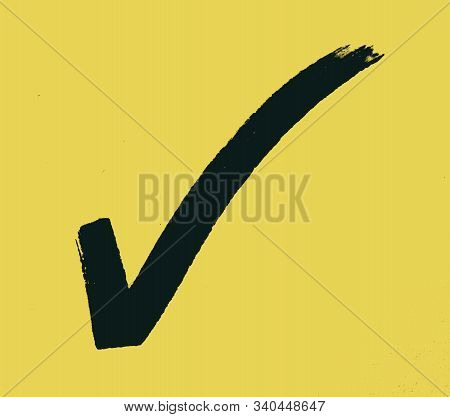 Black Check Mark On Image & Photo (Free Trial) | Bigstock