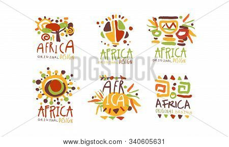 Africa Logo Label Vector & Photo (Free Trial) | Bigstock