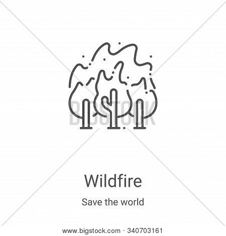 Wildfire Icon Vector & Photo (Free Trial) | Bigstock