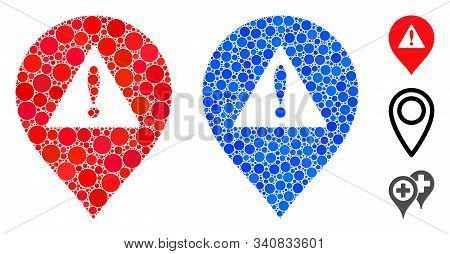 Danger Map Marker Vector & Photo (Free Trial) | Bigstock