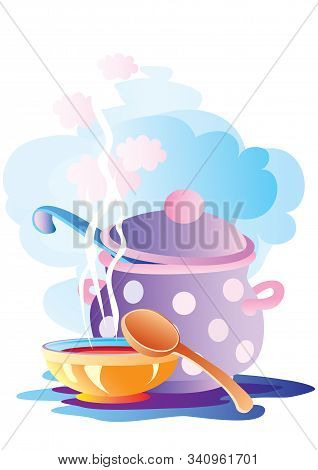 Still Life Pan Plates Vector & Photo (Free Trial) | Bigstock