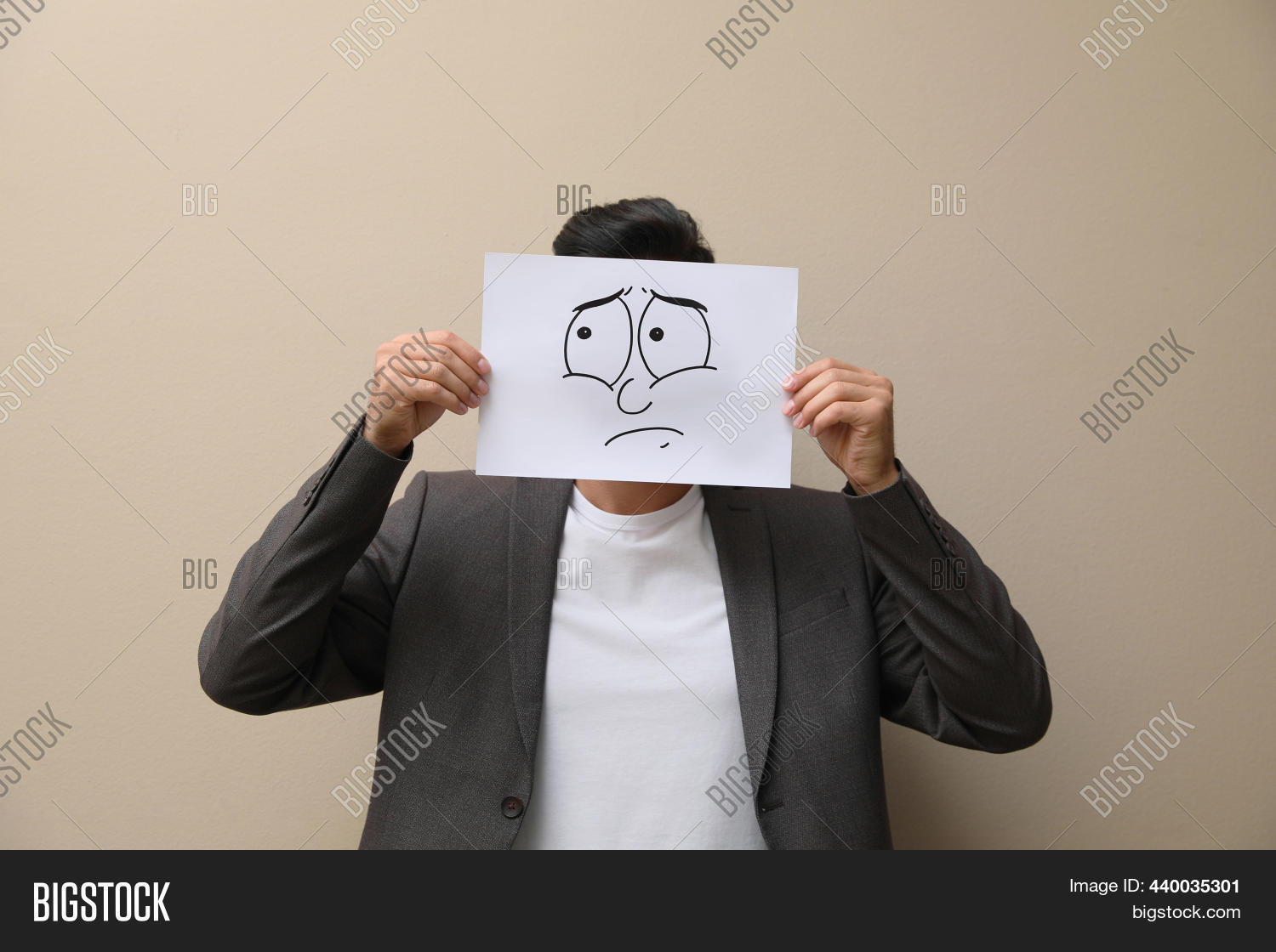 Man Hiding Emotions Image & Photo (Free Trial) | Bigstock