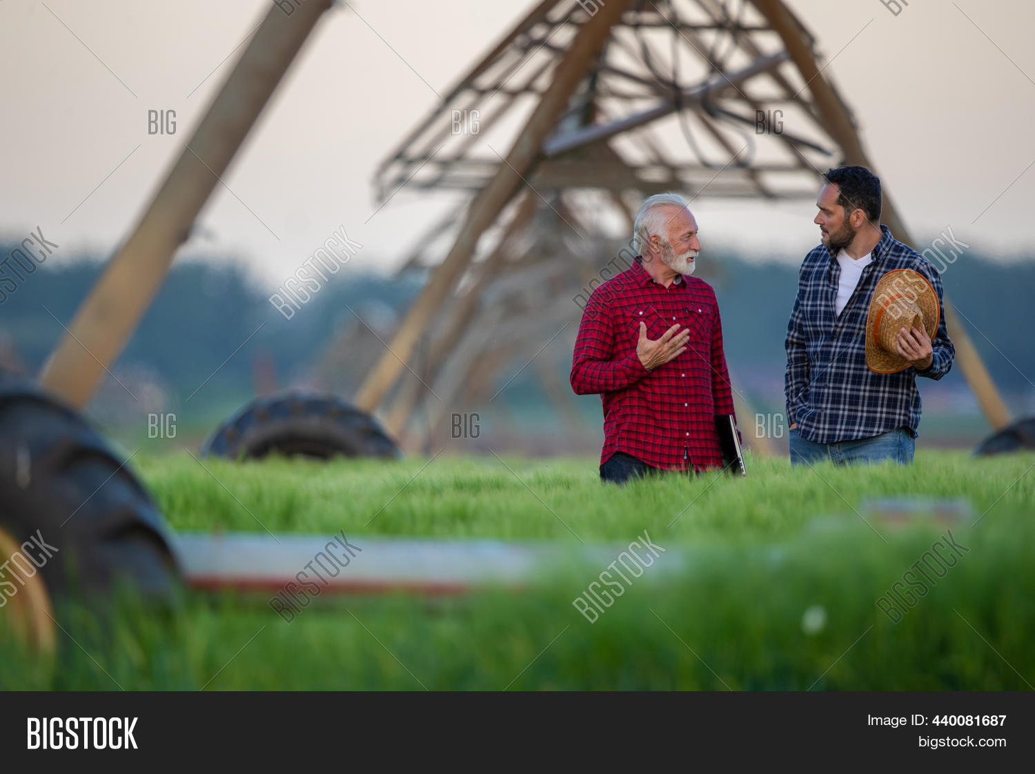 Two Farmers Standing Image & Photo (Free Trial) | Bigstock