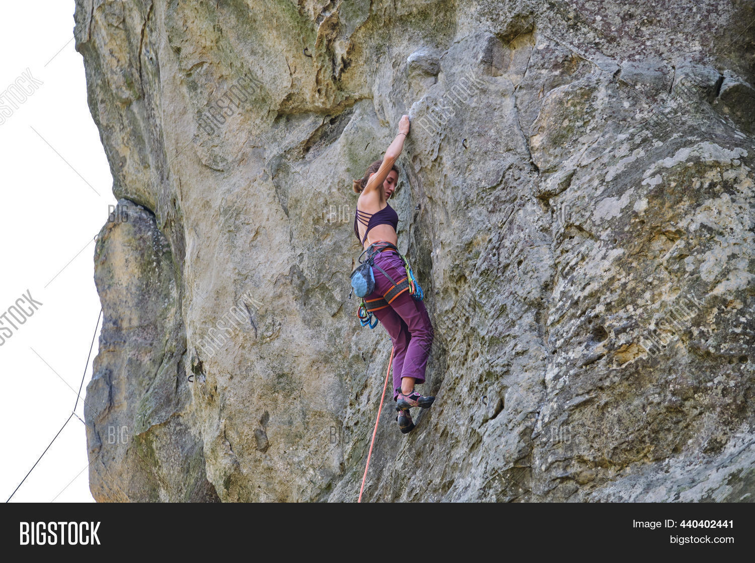 Young Woman Climbing Image & Photo (Free Trial) | Bigstock