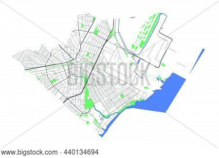 Elizabeth Map. Vector & Photo (Free Trial) | Bigstock
