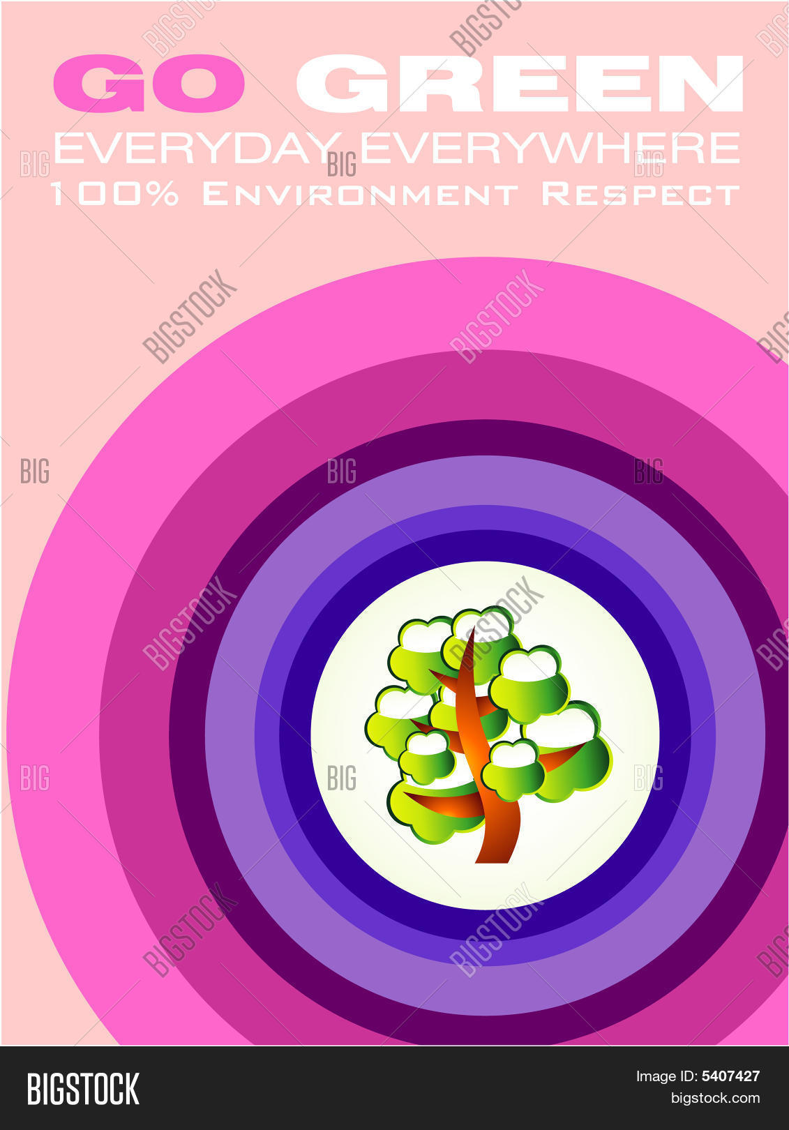 Go Green Card Template Image & Photo (Free Trial) | Bigstock