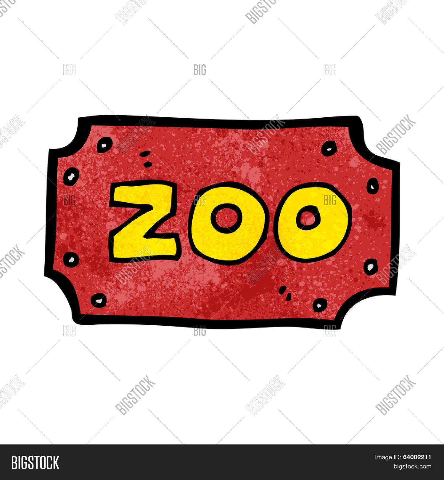 Cartoon Zoo Sign Vector & Photo (Free Trial) | Bigstock