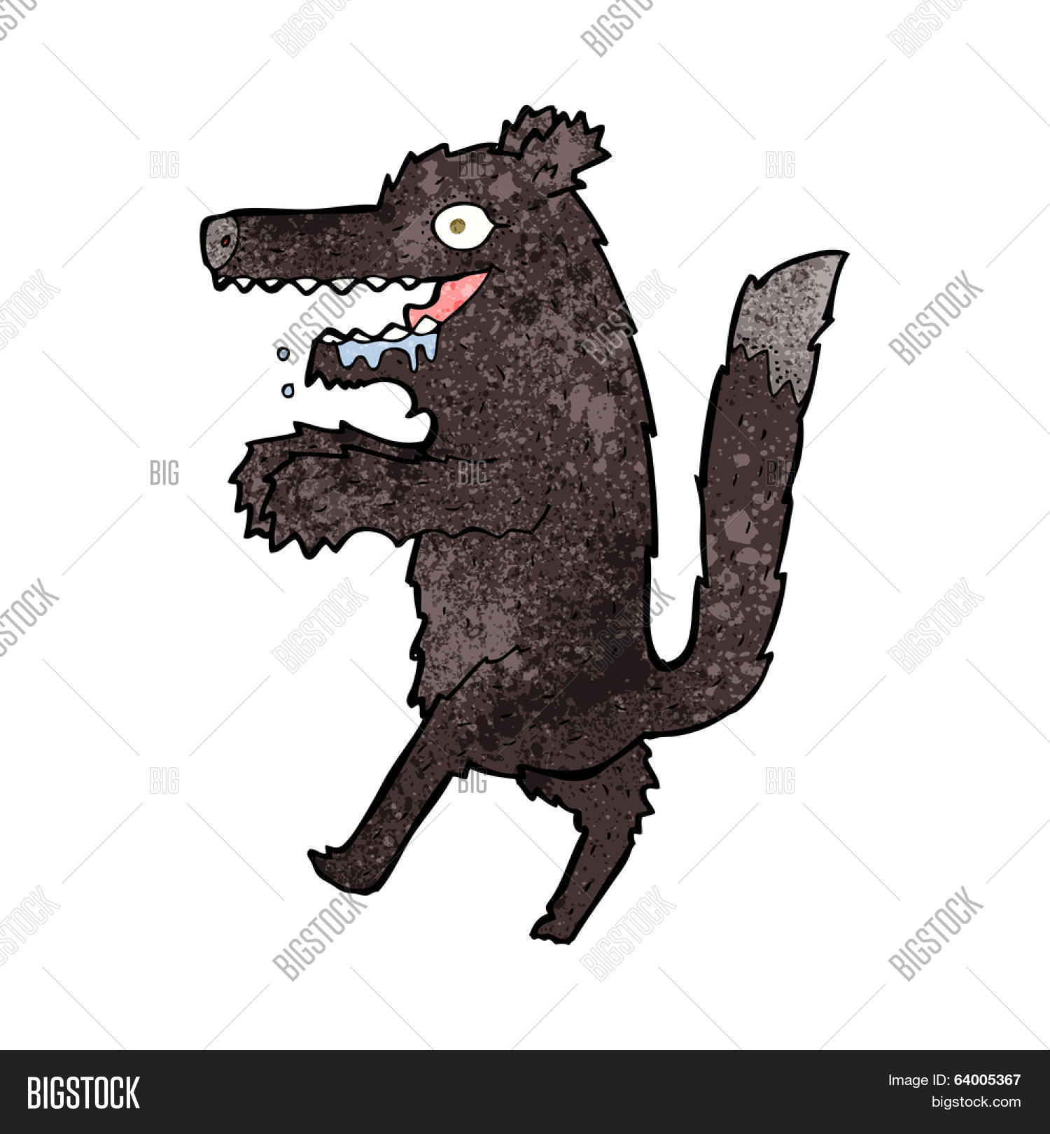Cartoon Big Bad Wolf Vector & Photo (Free Trial) | Bigstock