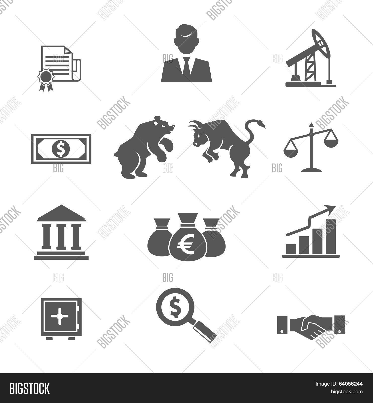 Set Black White Vector & Photo (Free Trial) | Bigstock