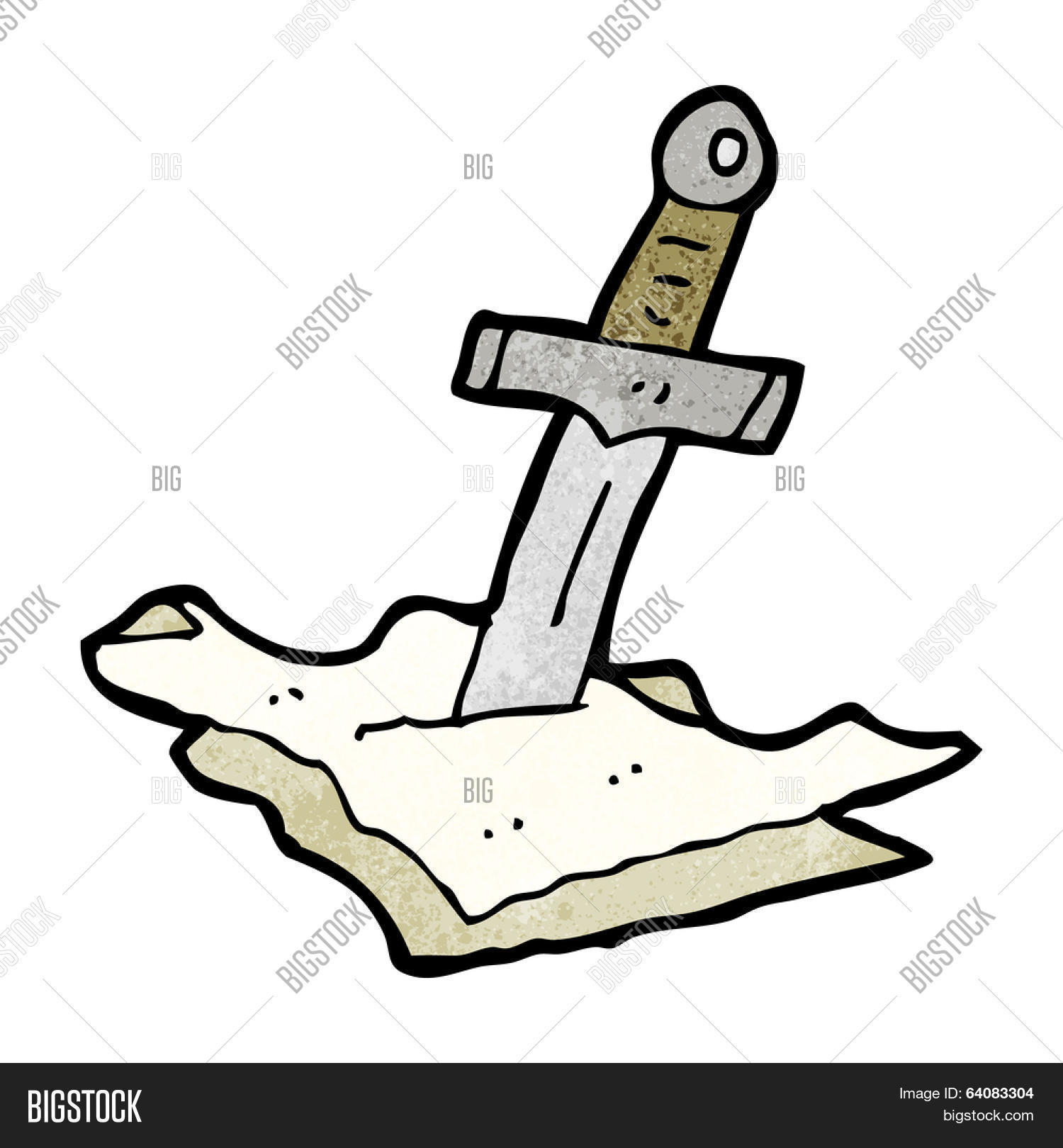 Cartoon Dagger Maps Vector & Photo (Free Trial) | Bigstock