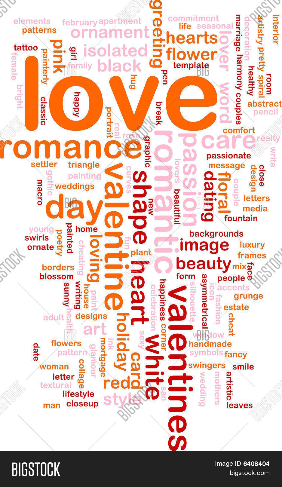 Love Word Cloud Image & Photo (Free Trial) | Bigstock