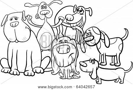 Cartoon Dogs Group Vector & Photo (Free Trial) | Bigstock