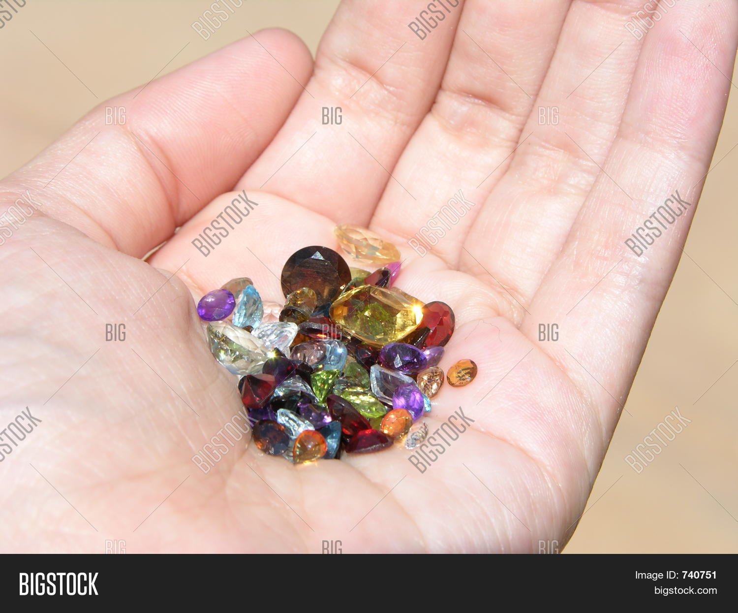 Handful Gems Image & Photo (Free Trial) | Bigstock