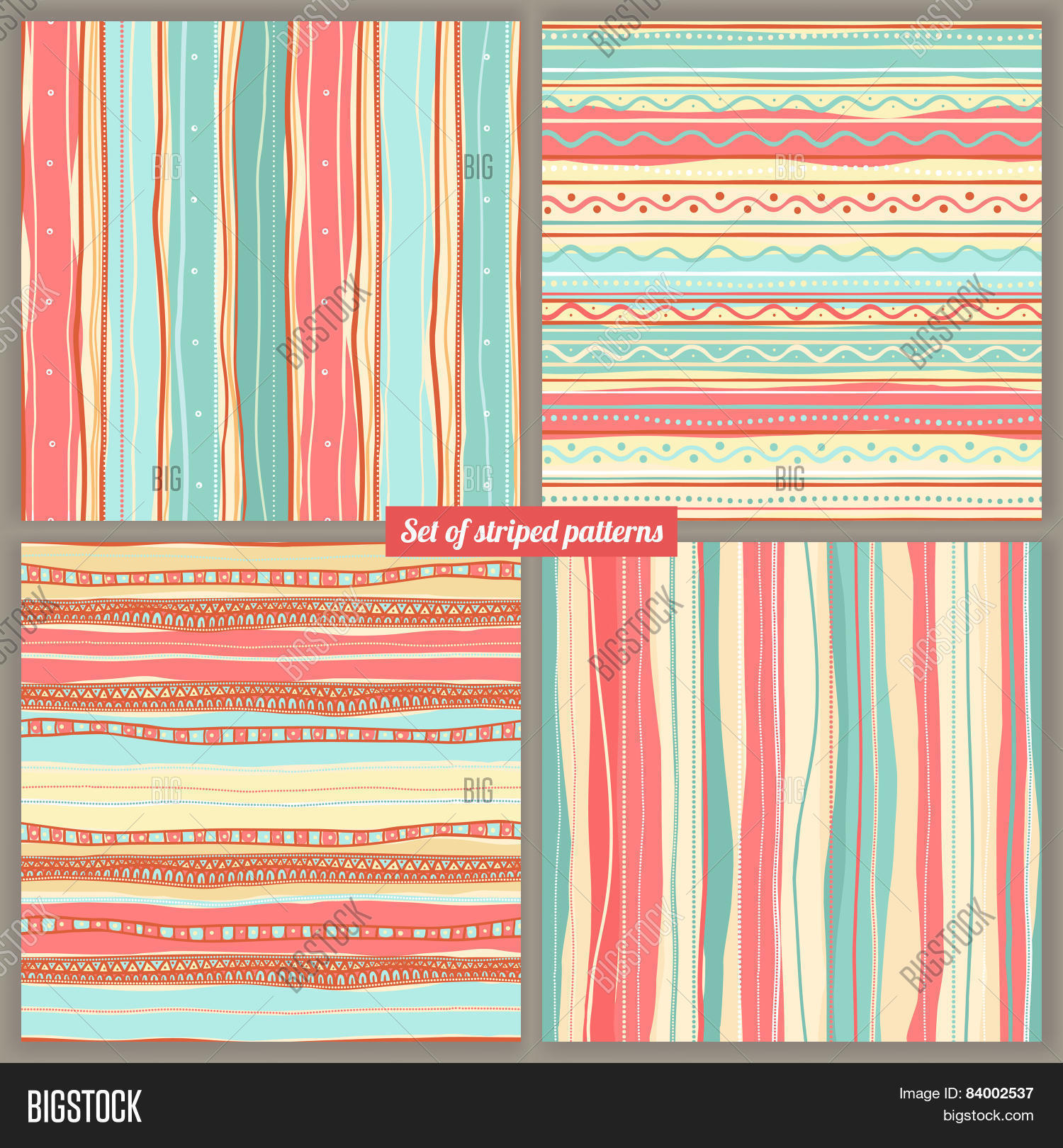 Four Striped Vector & Photo (Free Trial) | Bigstock