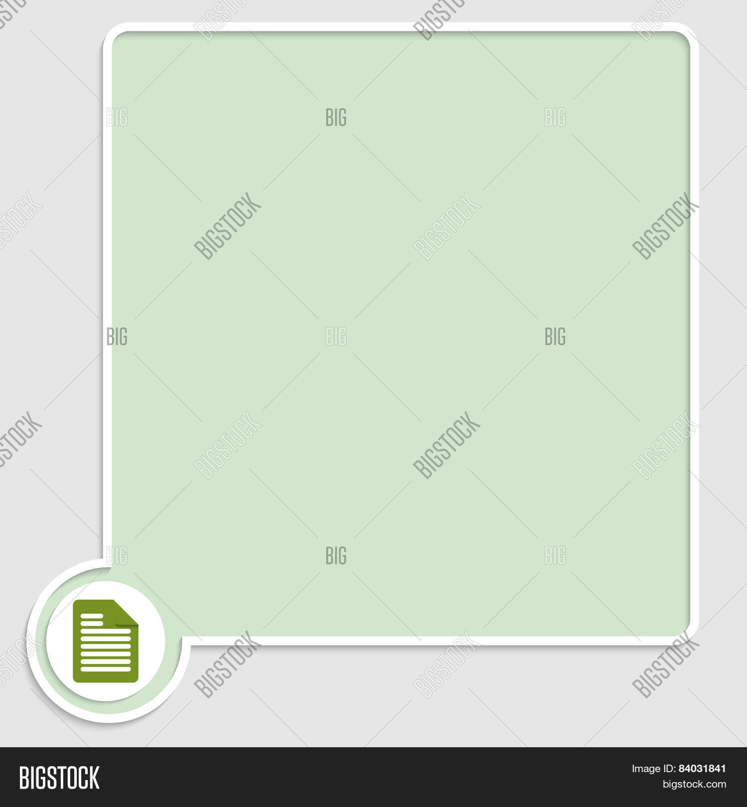 Green Text Box Vector & Photo (Free Trial) | Bigstock