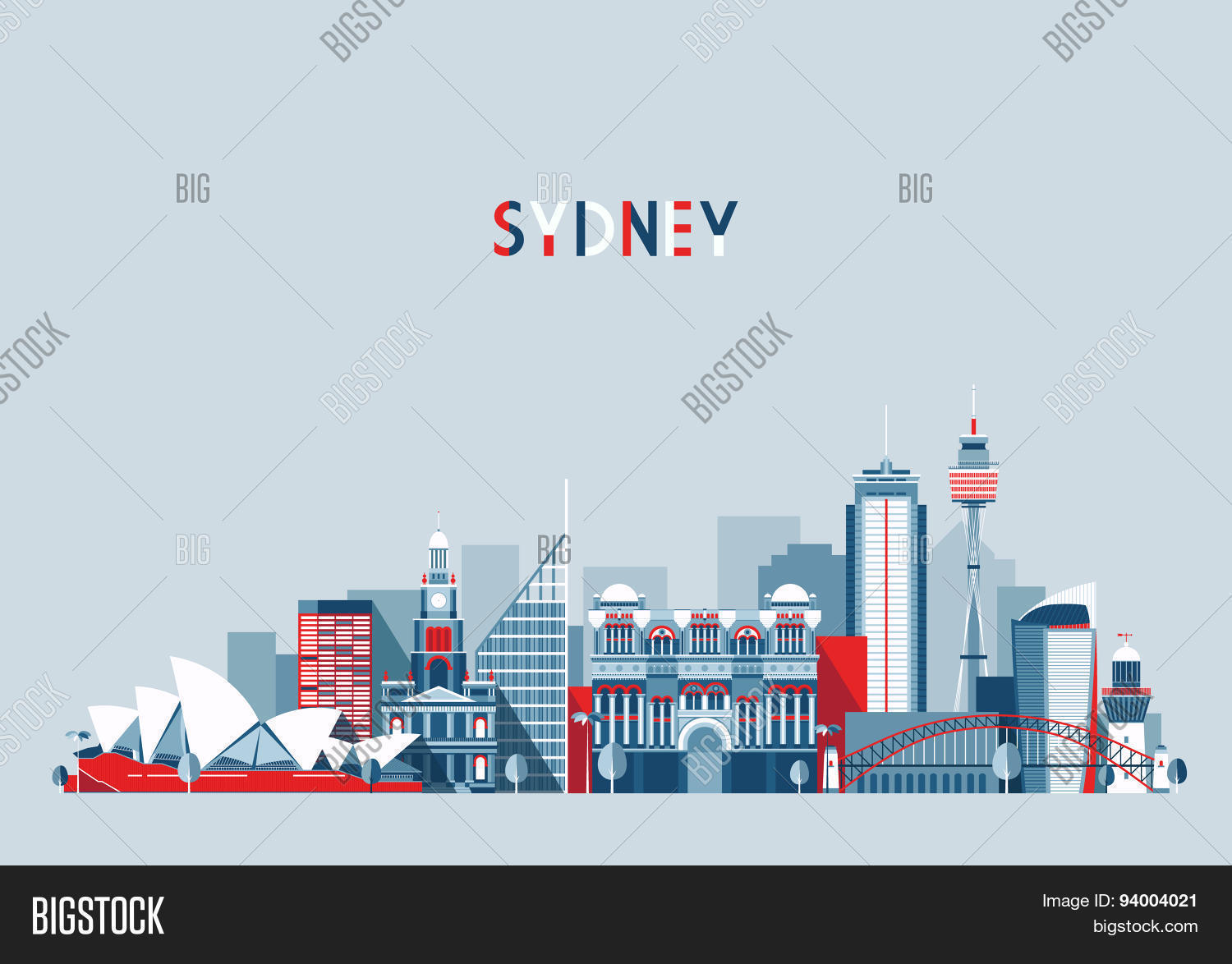 Sydney Australia City Vector & Photo (Free Trial) | Bigstock