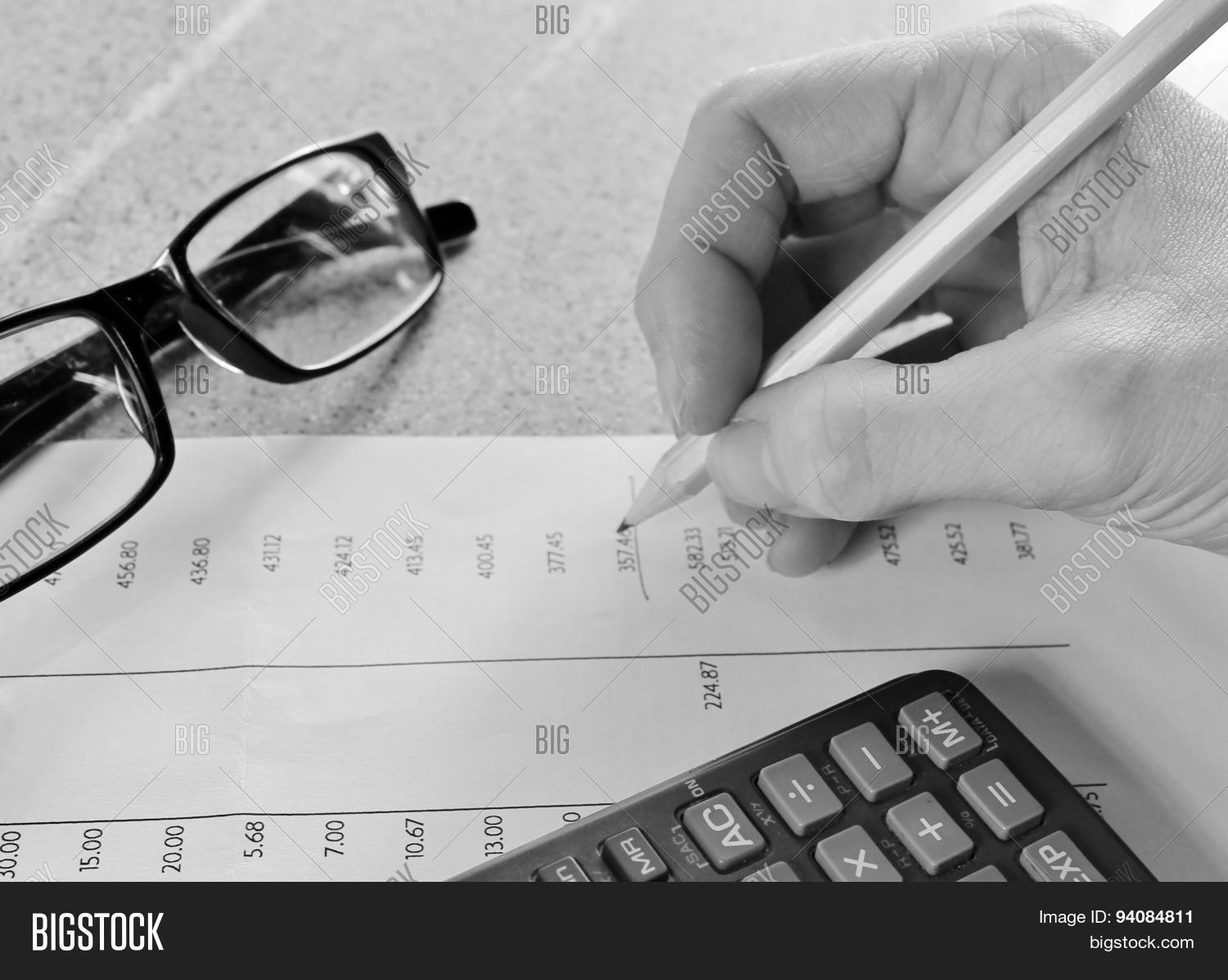Bank Statement Numbers Image & Photo (Free Trial) | Bigstock