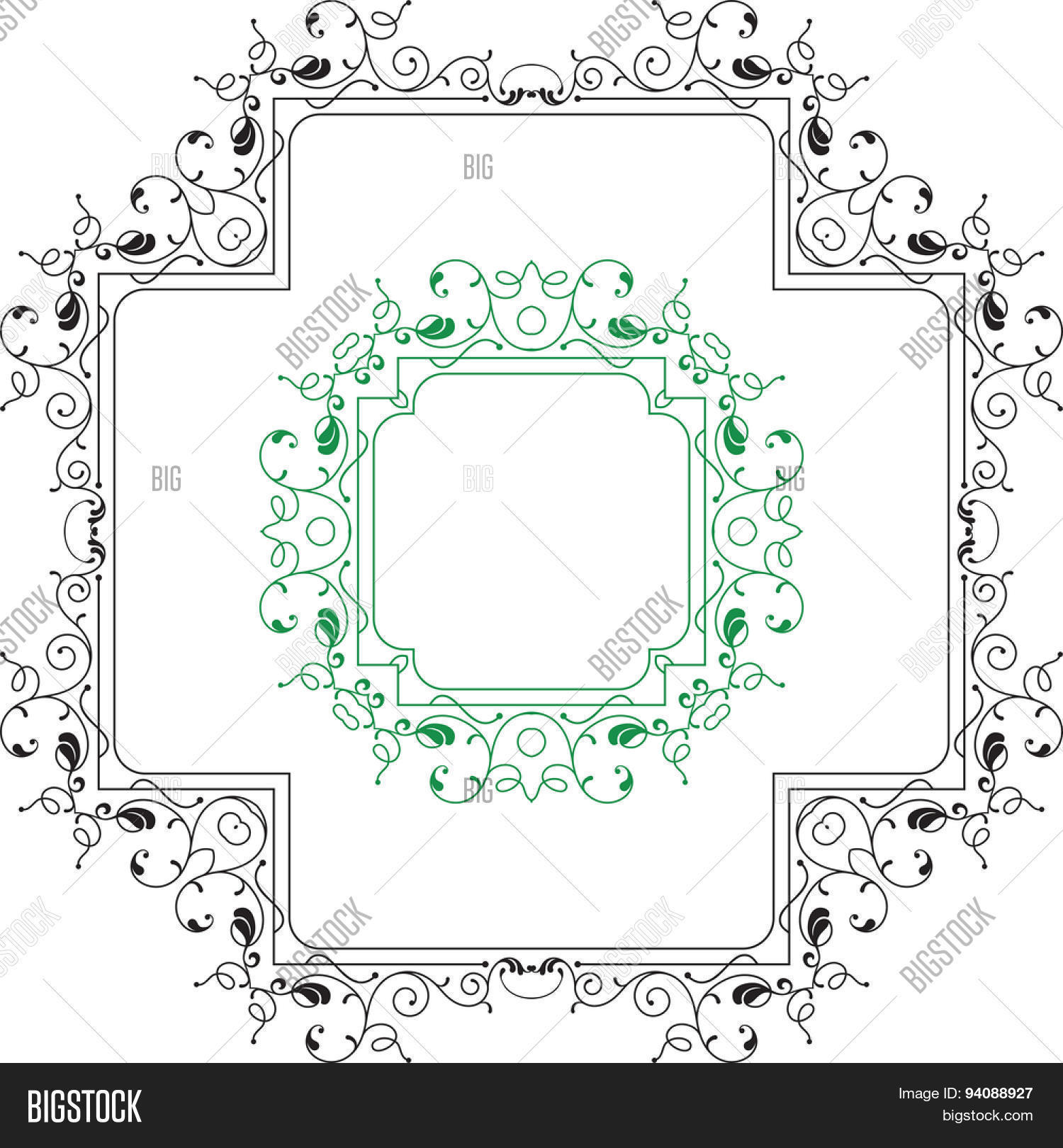 Frame Border Design Vector & Photo (Free Trial) | Bigstock