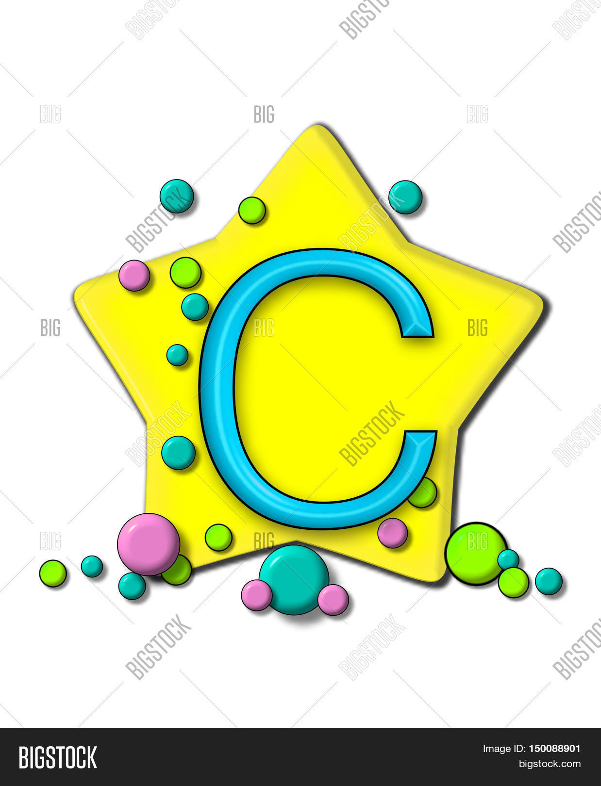 C Alphabet Set Stars Image & Photo (Free Trial) | Bigstock